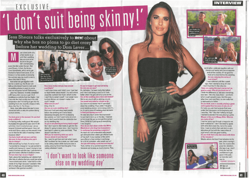 Jess Shears Has 3D-Lipo Instead Of Going Diet Crazy! | 3D Lifestyle PK ...